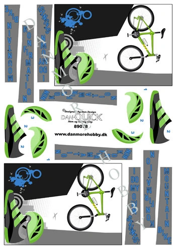 3D ark Dan quick, Mountainbike/cykel dreng | KUN 7,95 DKK