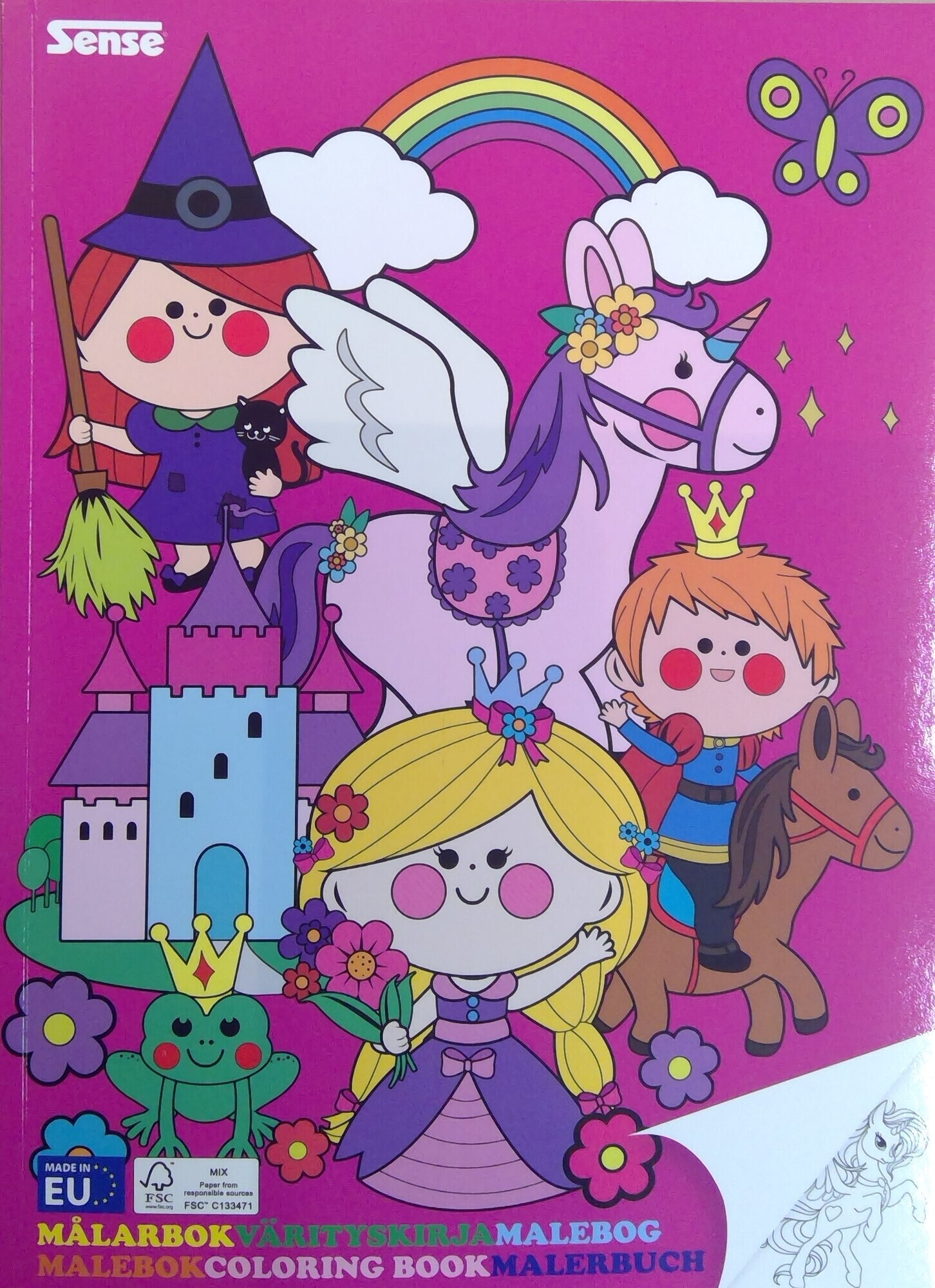 Malebog A4, Eventyrland, 36sider | KUN 29,95 DKK