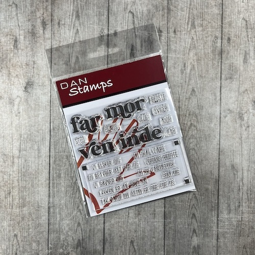 Stempel Dan Stamps Far, mor og ven | KUN 79,95 DKK